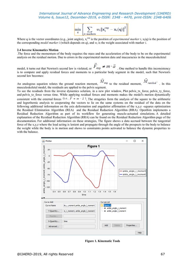 Ik analysis for the hip simulator using the open sim simulator | PDF ...
