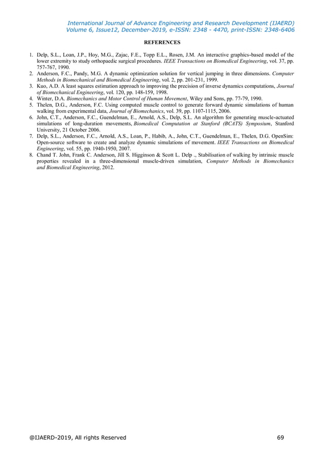 Ik analysis for the hip simulator using the open sim simulator | PDF ...