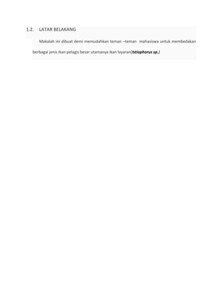 Ikan layaran | PDF