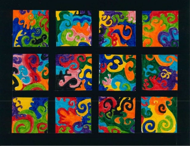 Color compositions with the basic elements