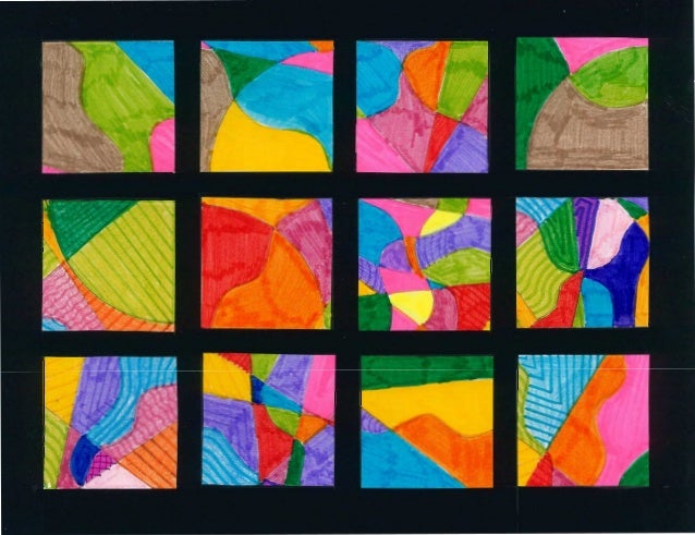 Color compositions with the basic elements