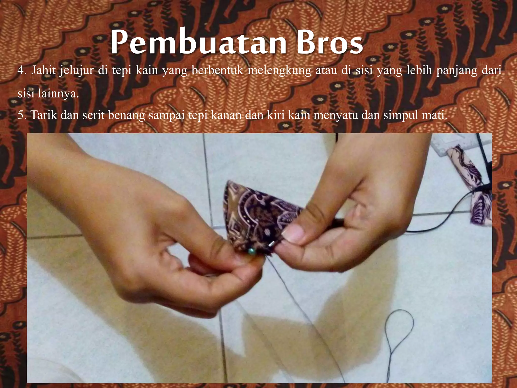 Ikat Pinggang dan Bros Batik Khas Nusantara | PPT