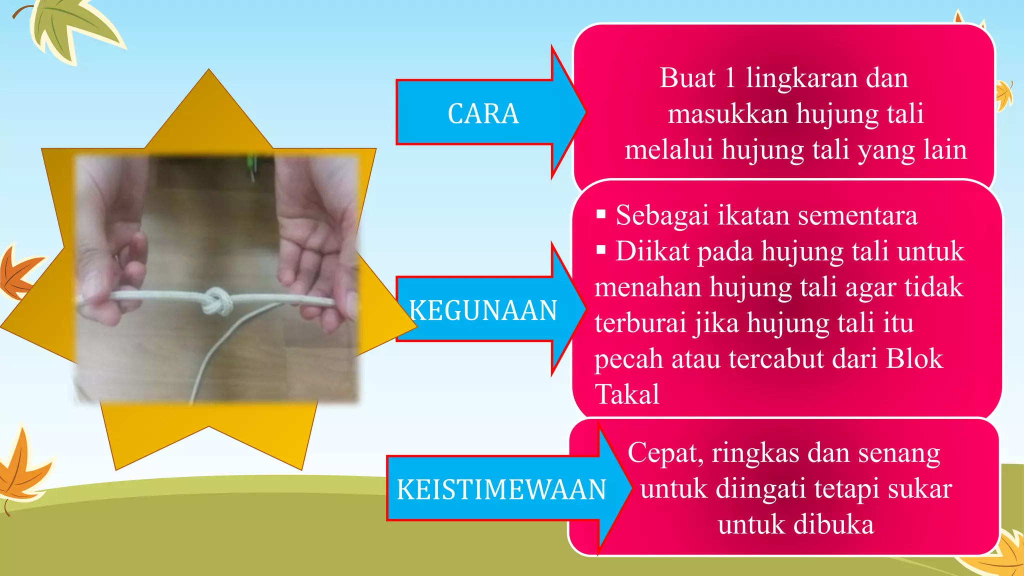 Ikatan dan simpulan asas | PPTX