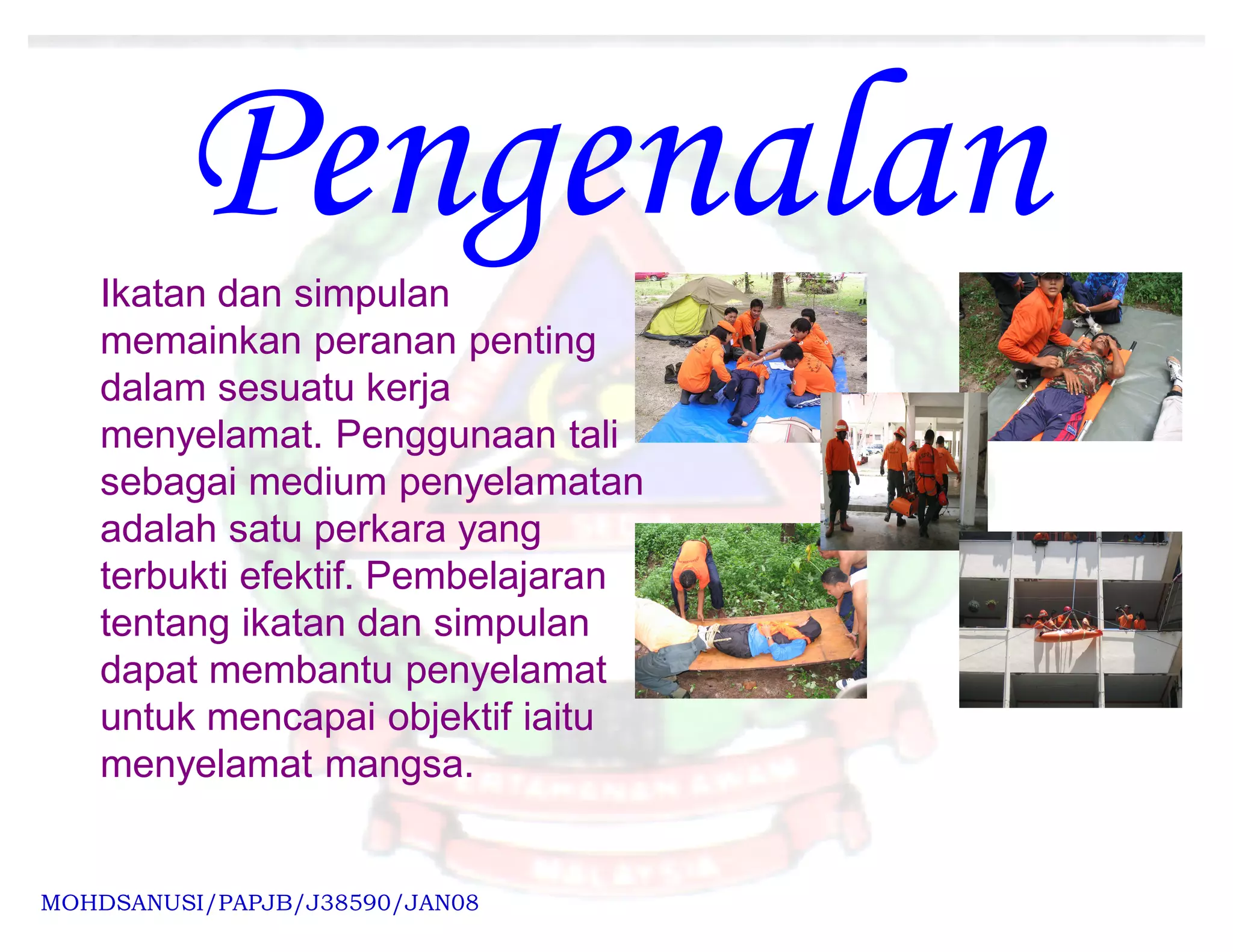 Ikatan dan simpulan tali | PDF