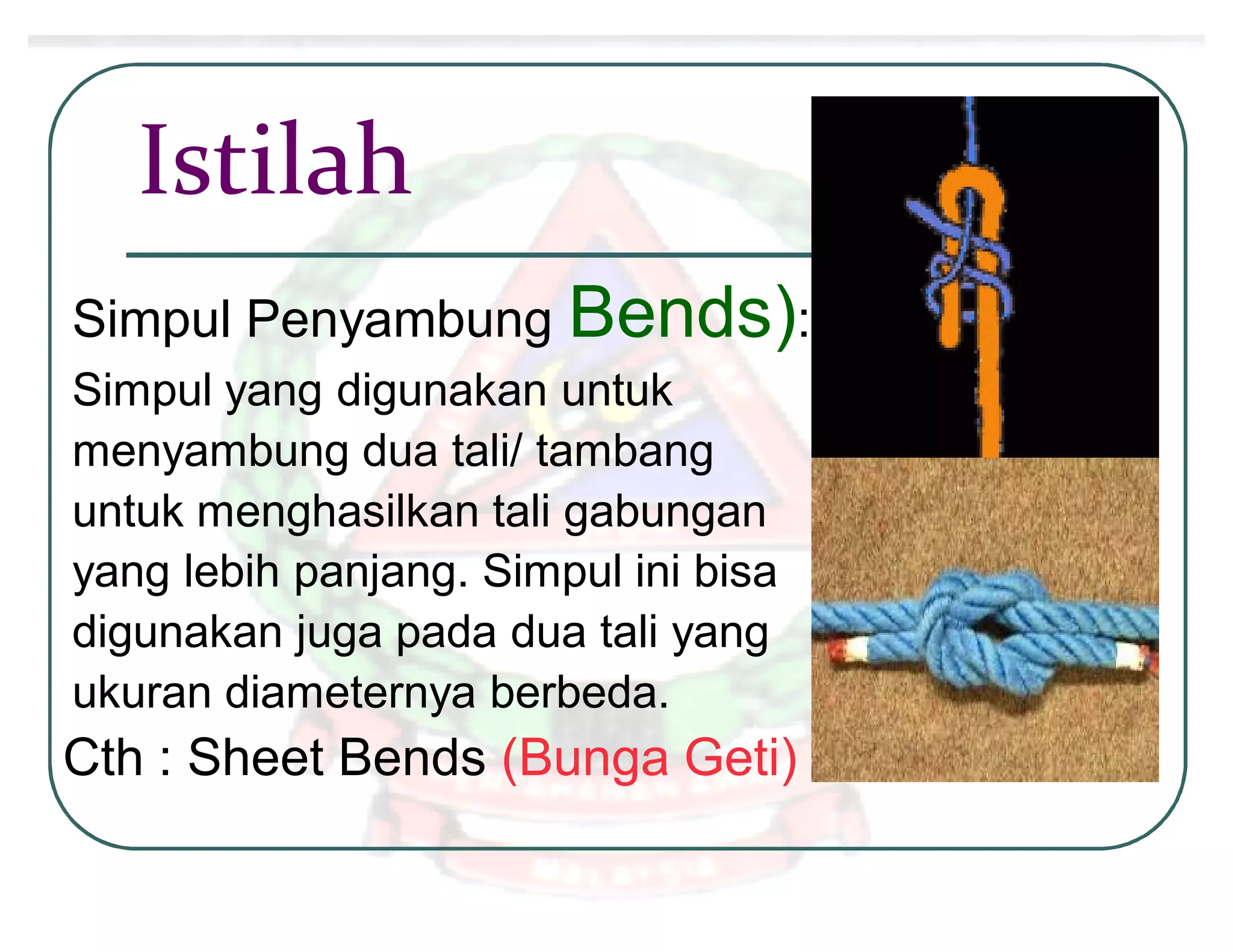 Ikatan dan simpulan tali | PDF