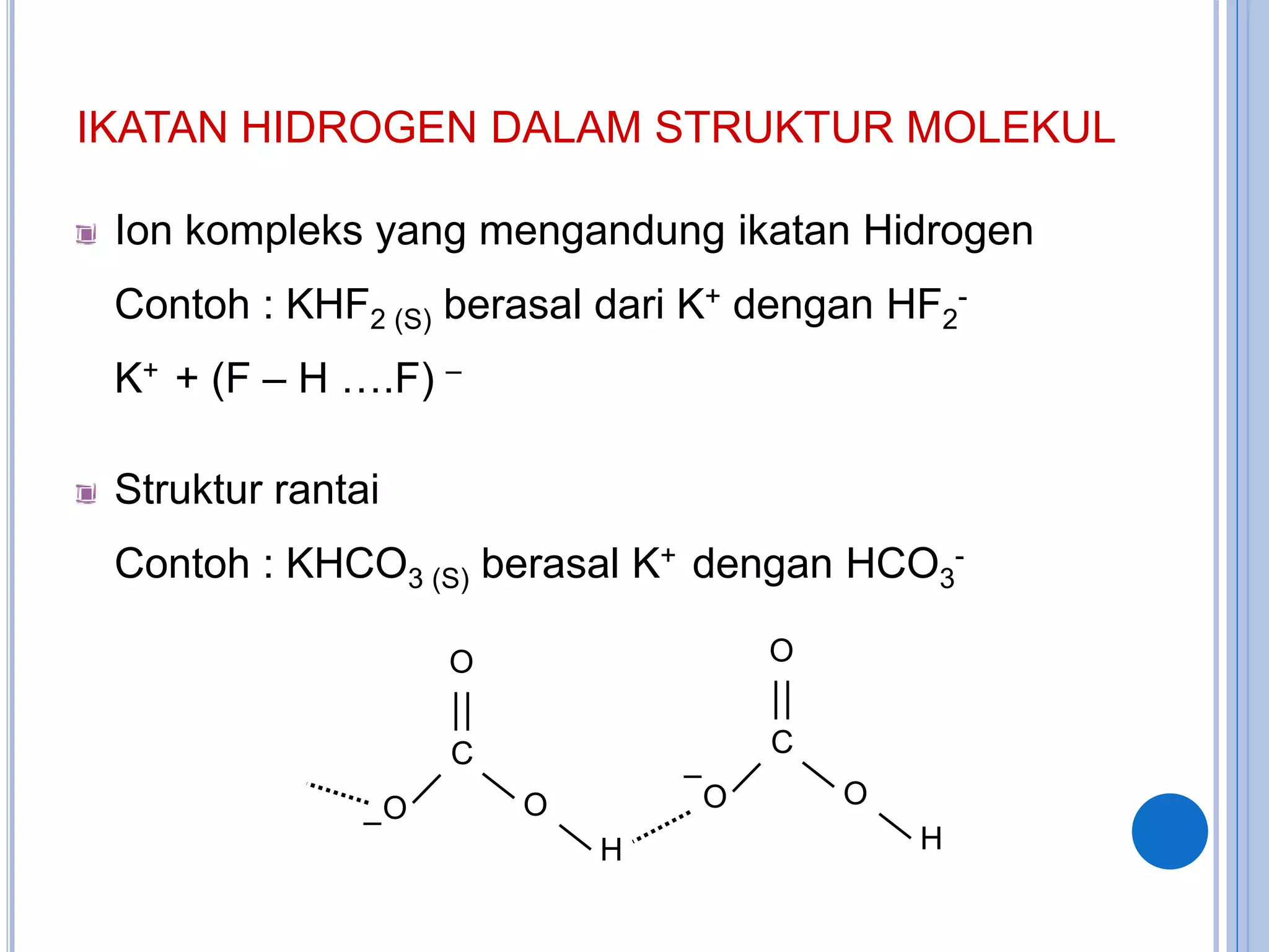 Ikatan hidrogen | PPTX