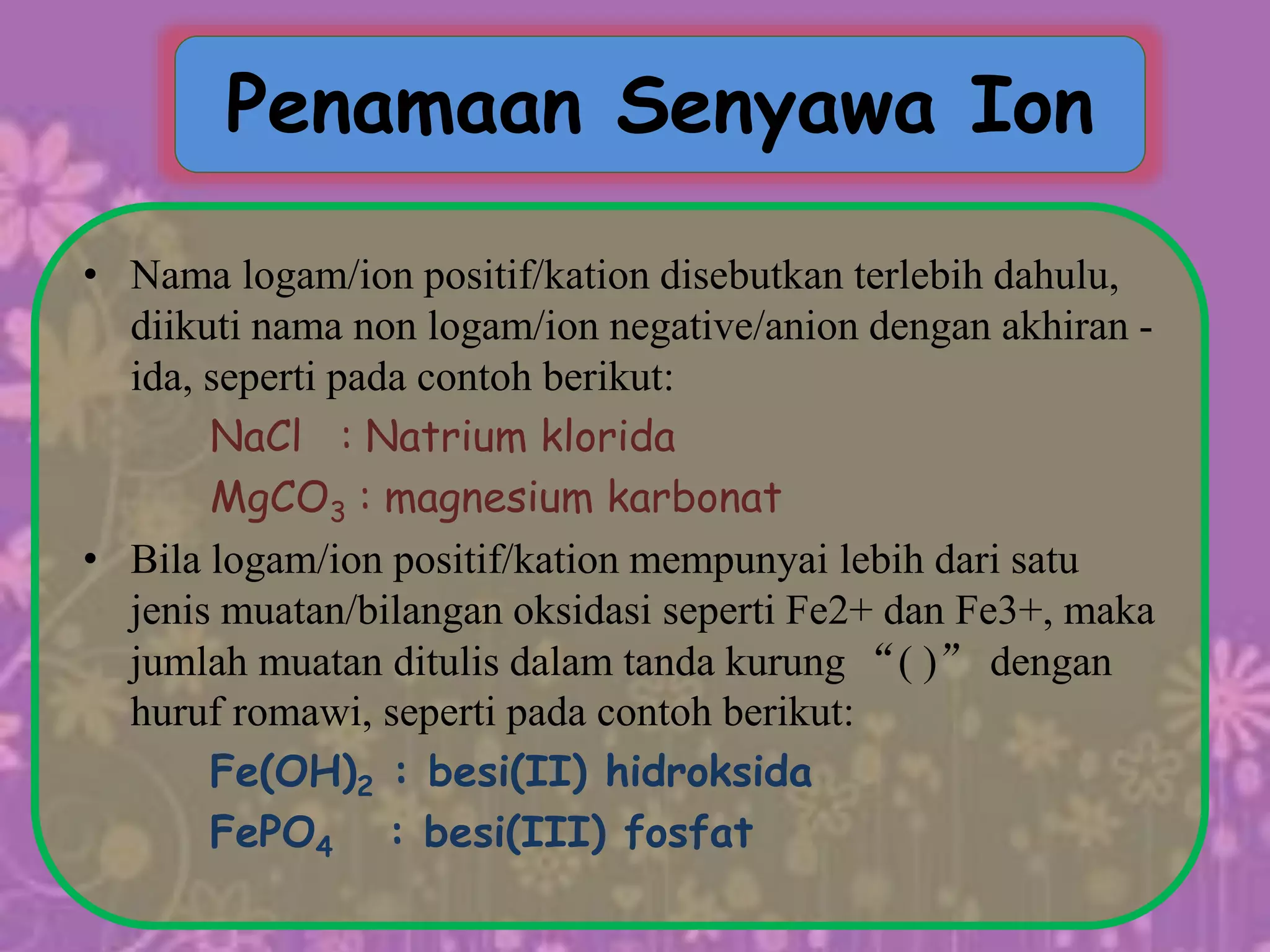 Ikatan ion dan senyawa ionik | PPTX