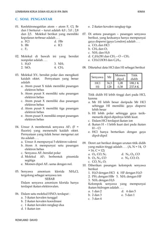 Ikatan kimia 2 1 | PDF