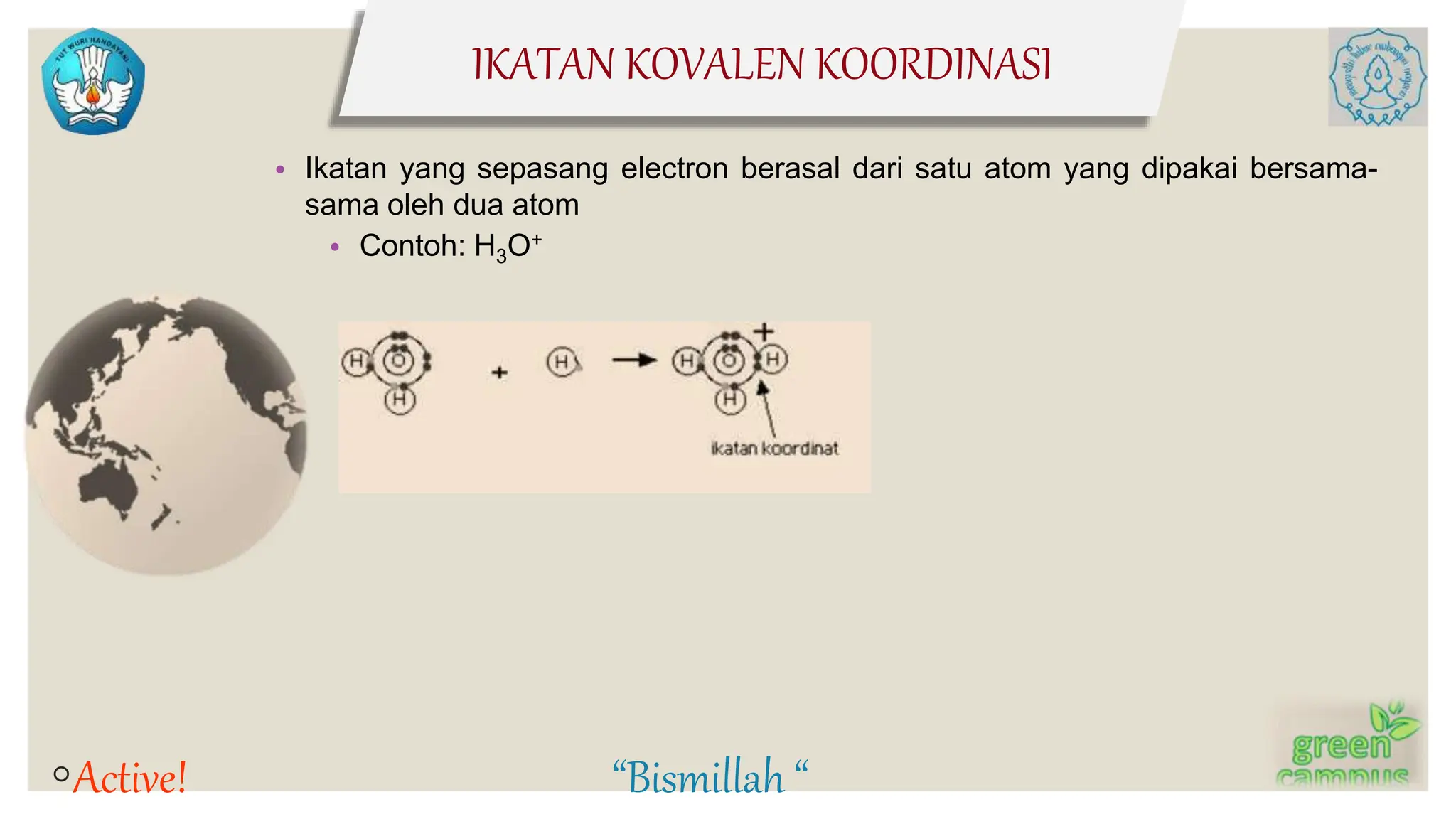 Materi Perkuliahan dengan topik ikatan kimia | PPTX