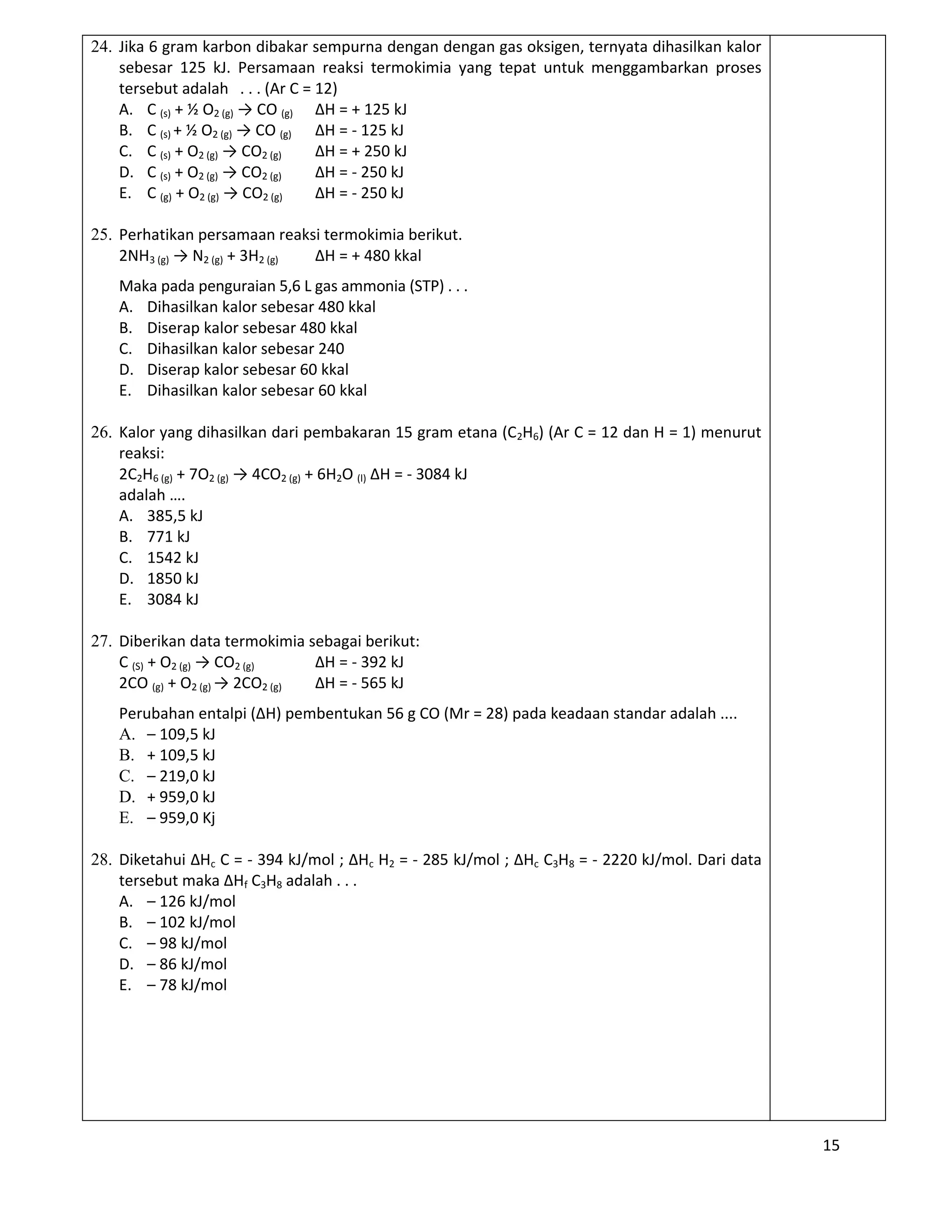 ikatan kimia dan termokimia sma kelas xi | PDF