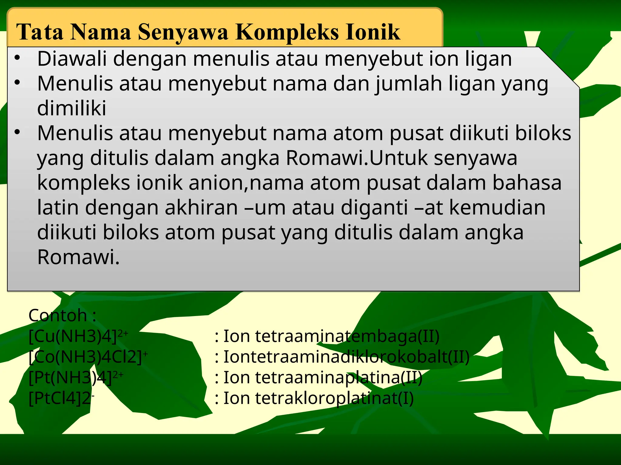 power point IKATAN KIMIA ION KOMPLEKS.ppt