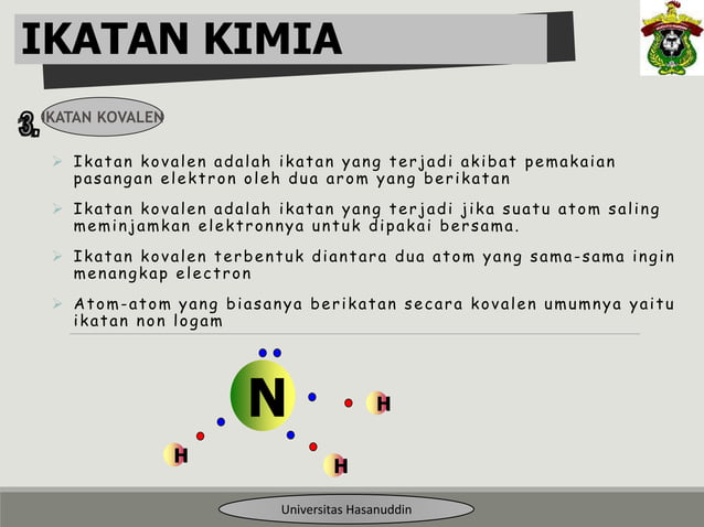 Ikatan kimia itp unhas klp.8 nn | PPT