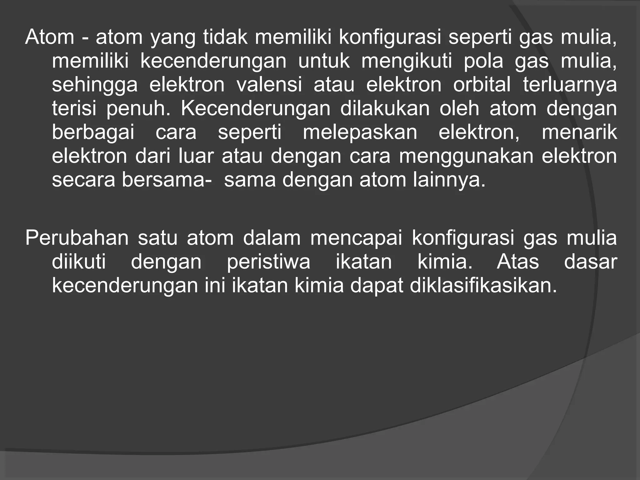 Ikatan kimia kelas x | PPT