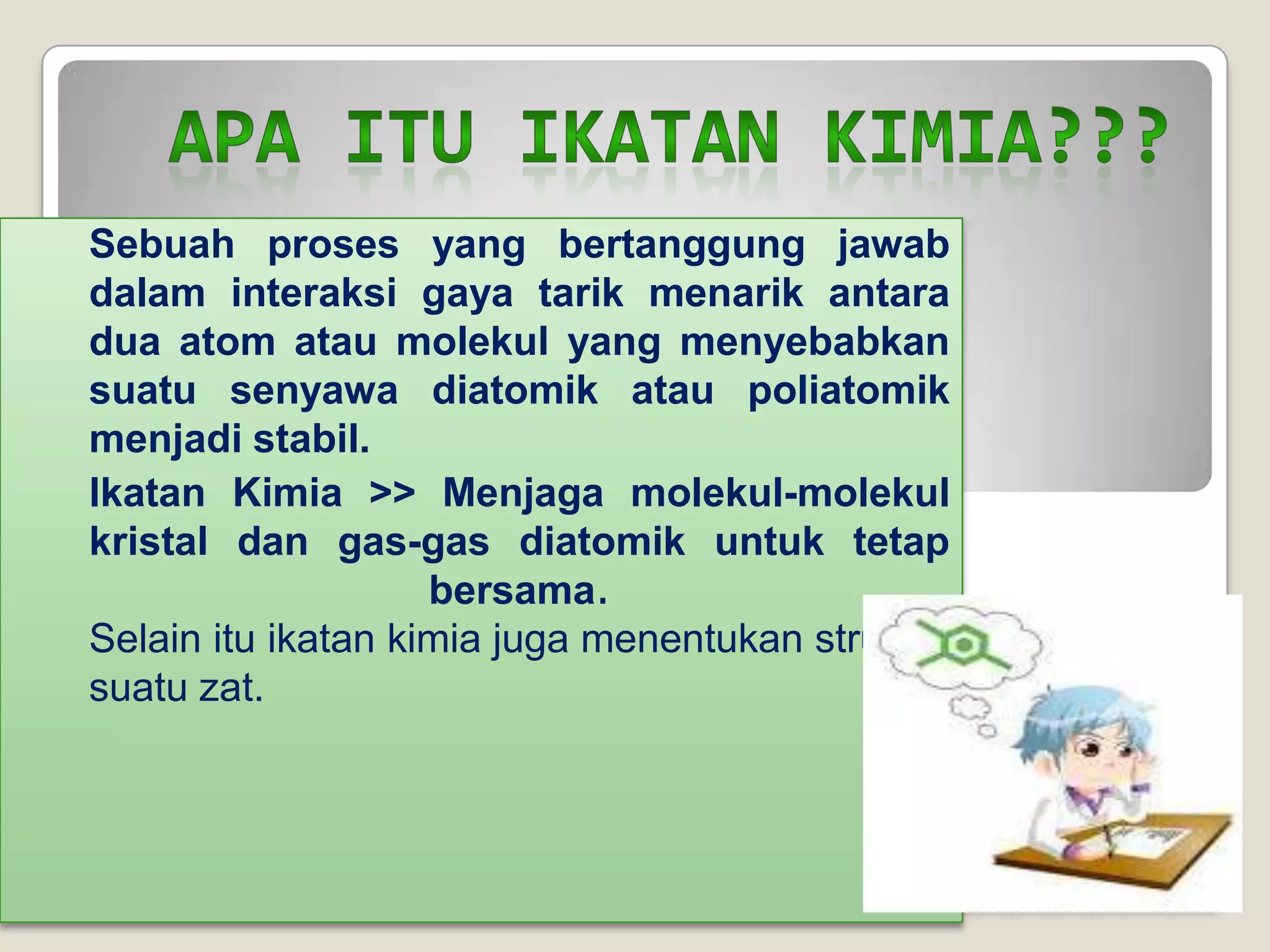 Ikatan kimia ppt | PPTX