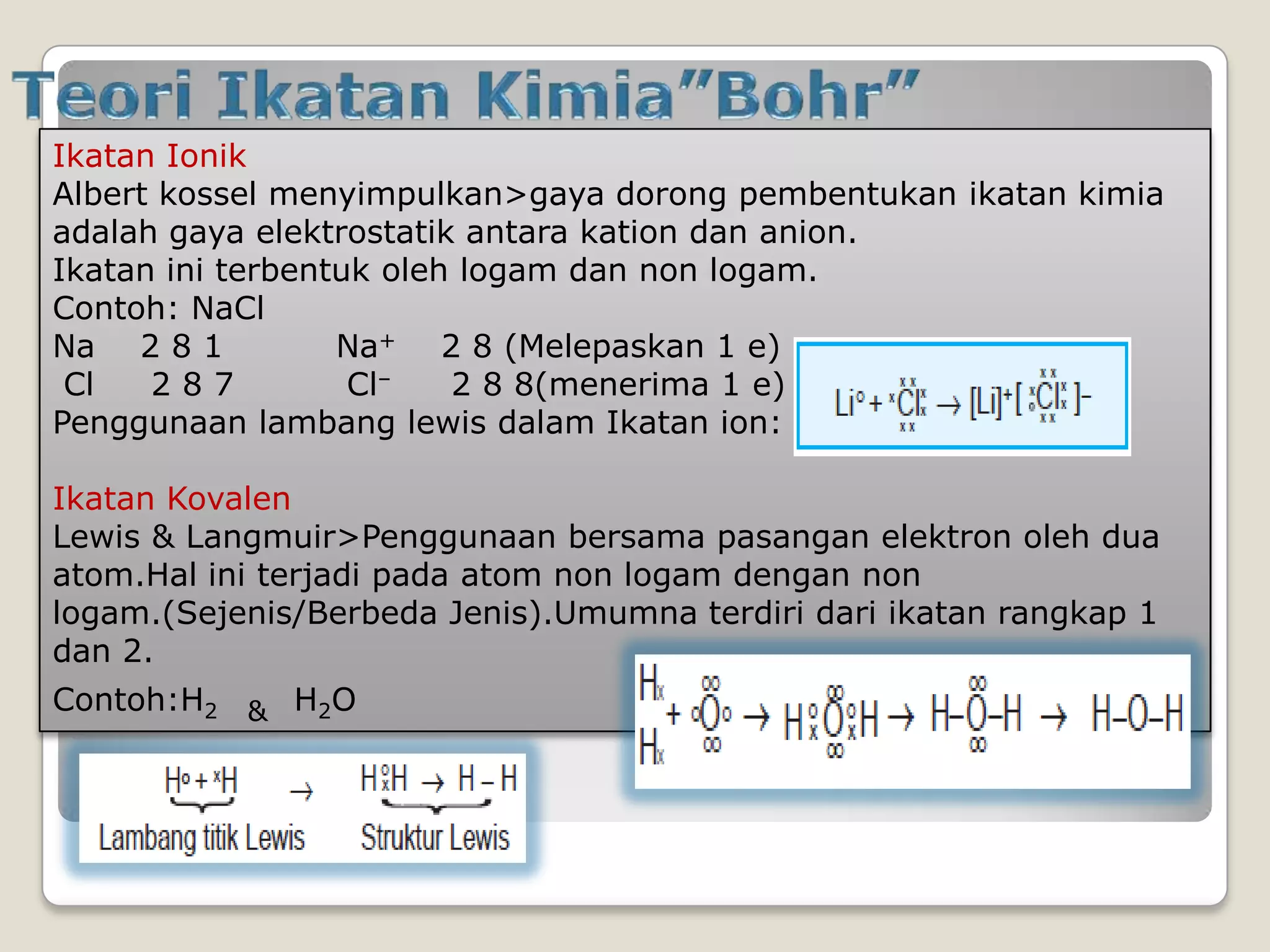 Ikatan kimia ppt | PPTX
