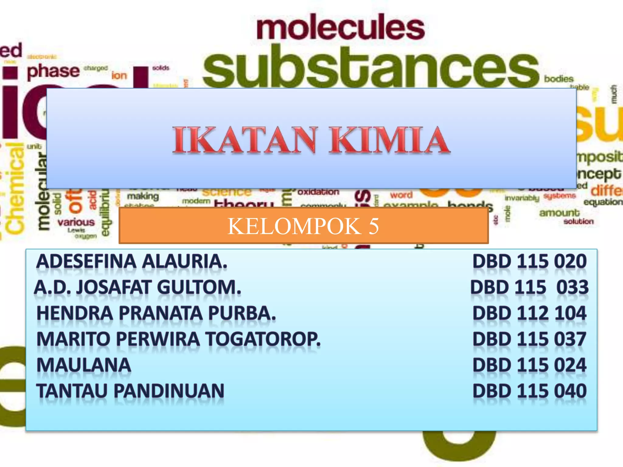 Ikatan kimia | PPT