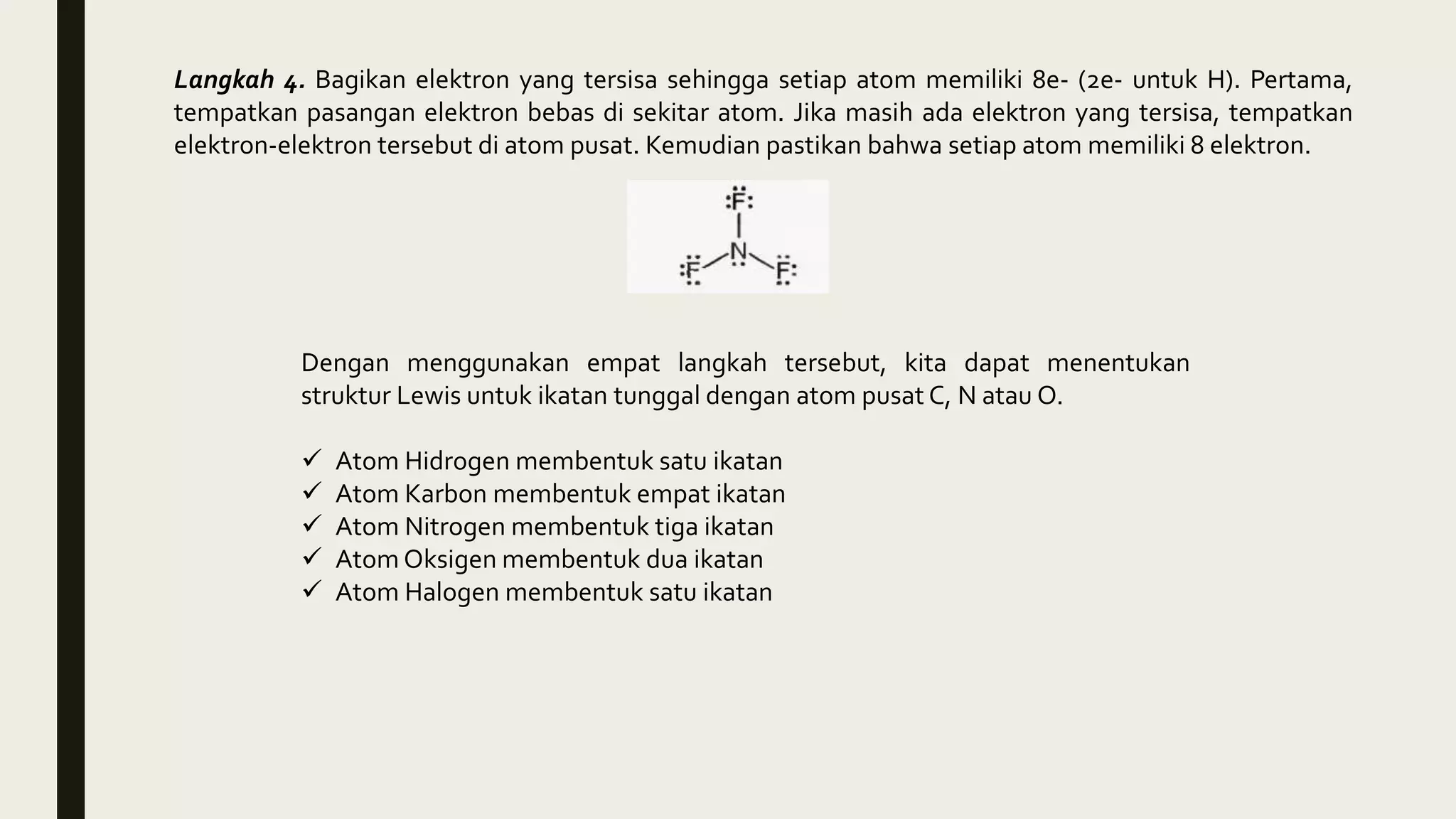 Ikatan kimia, struktur molekul, dan polaritas | PPTX