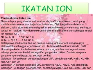 Ikatan kovalen | PPTX