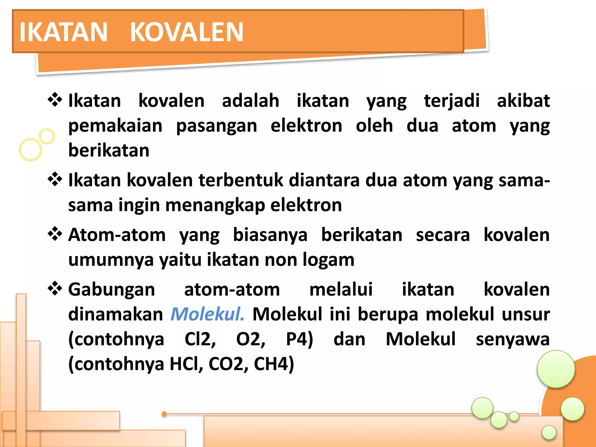 Ikatan kovalen | PPTX