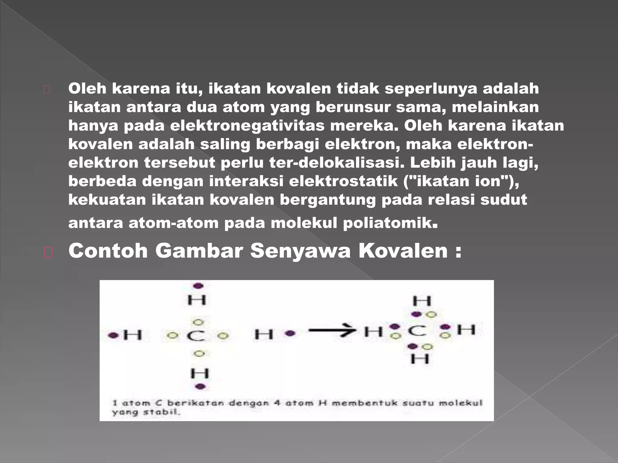 Ikatan kovalen dan senyawa kovalen | PPT