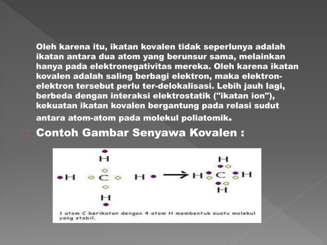 Ikatan kovalen dan senyawa kovalen | PPT