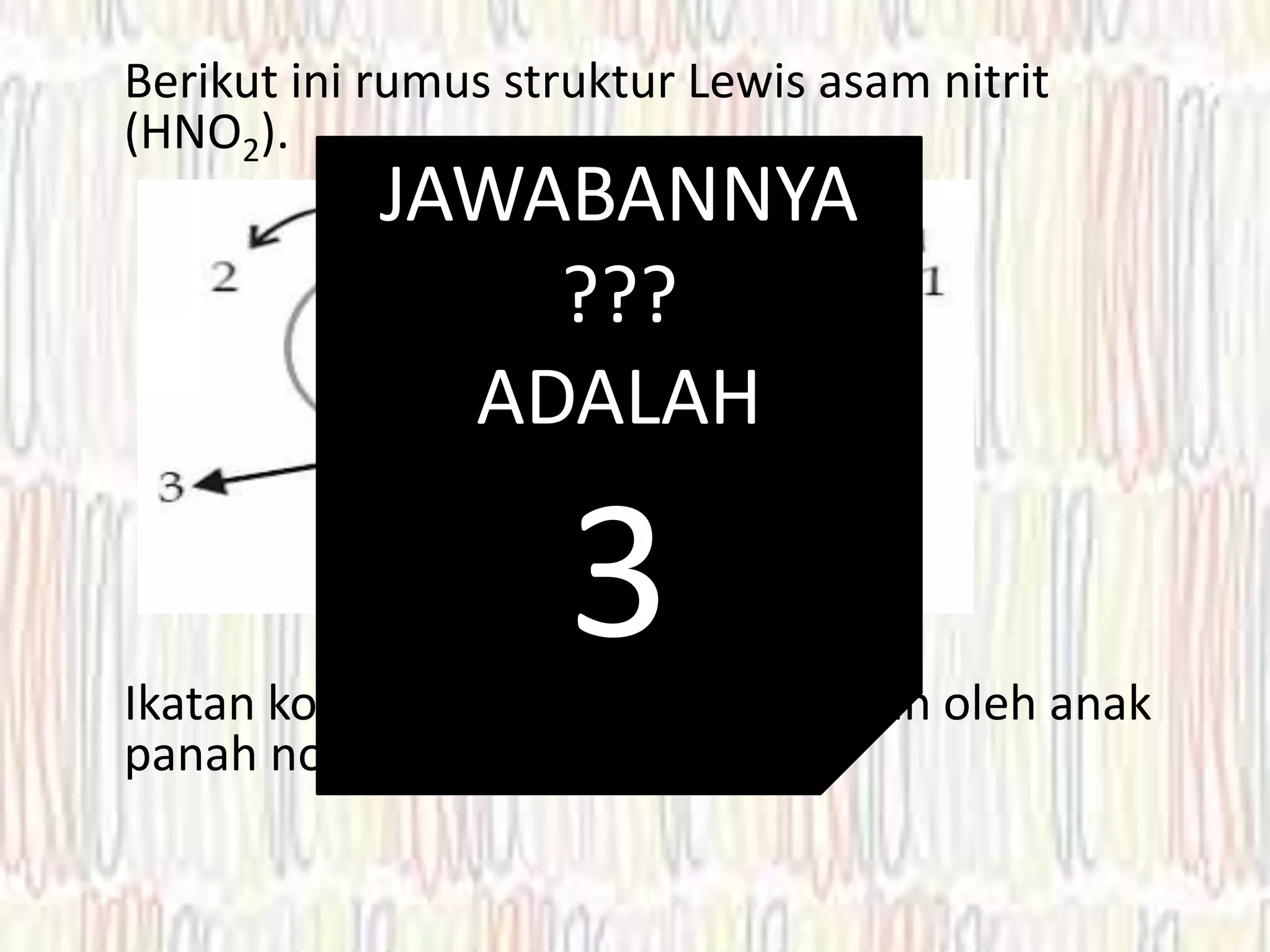 Ikatan kovalen koordinasi | PPTX