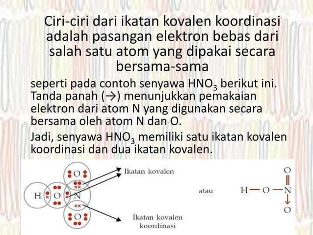 Ikatan kovalen koordinasi | PPTX