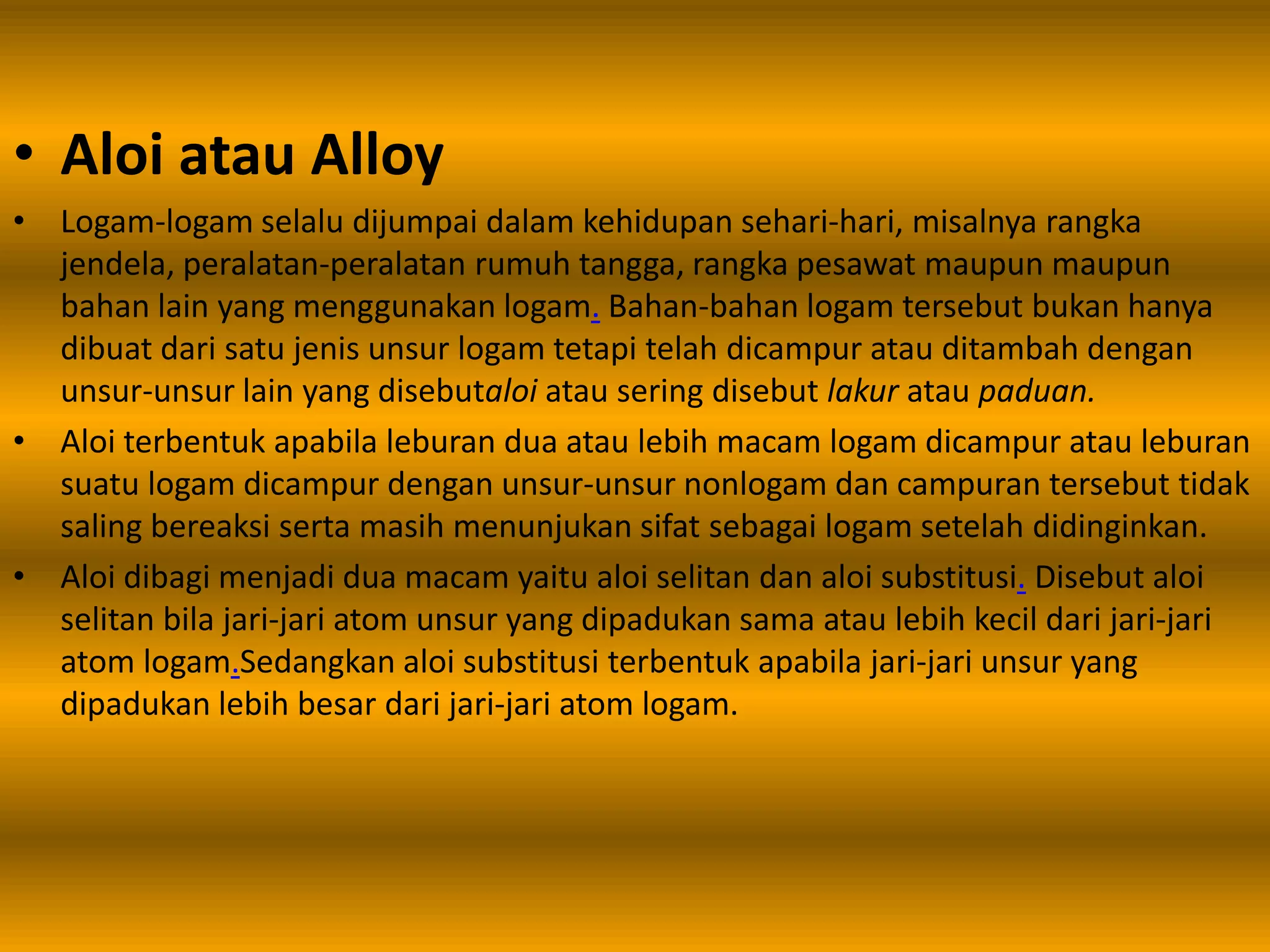 Ikatan pada logam | PPTX