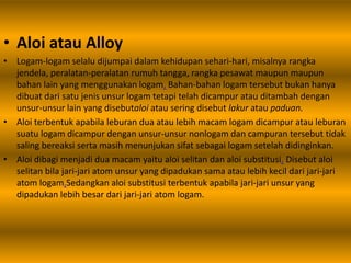 Ikatan pada logam | PPTX