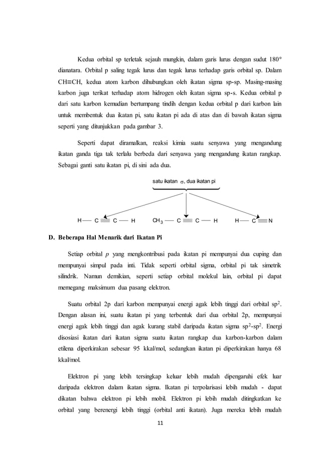 Ikatan pi dan ikatan sigma | DOCX
