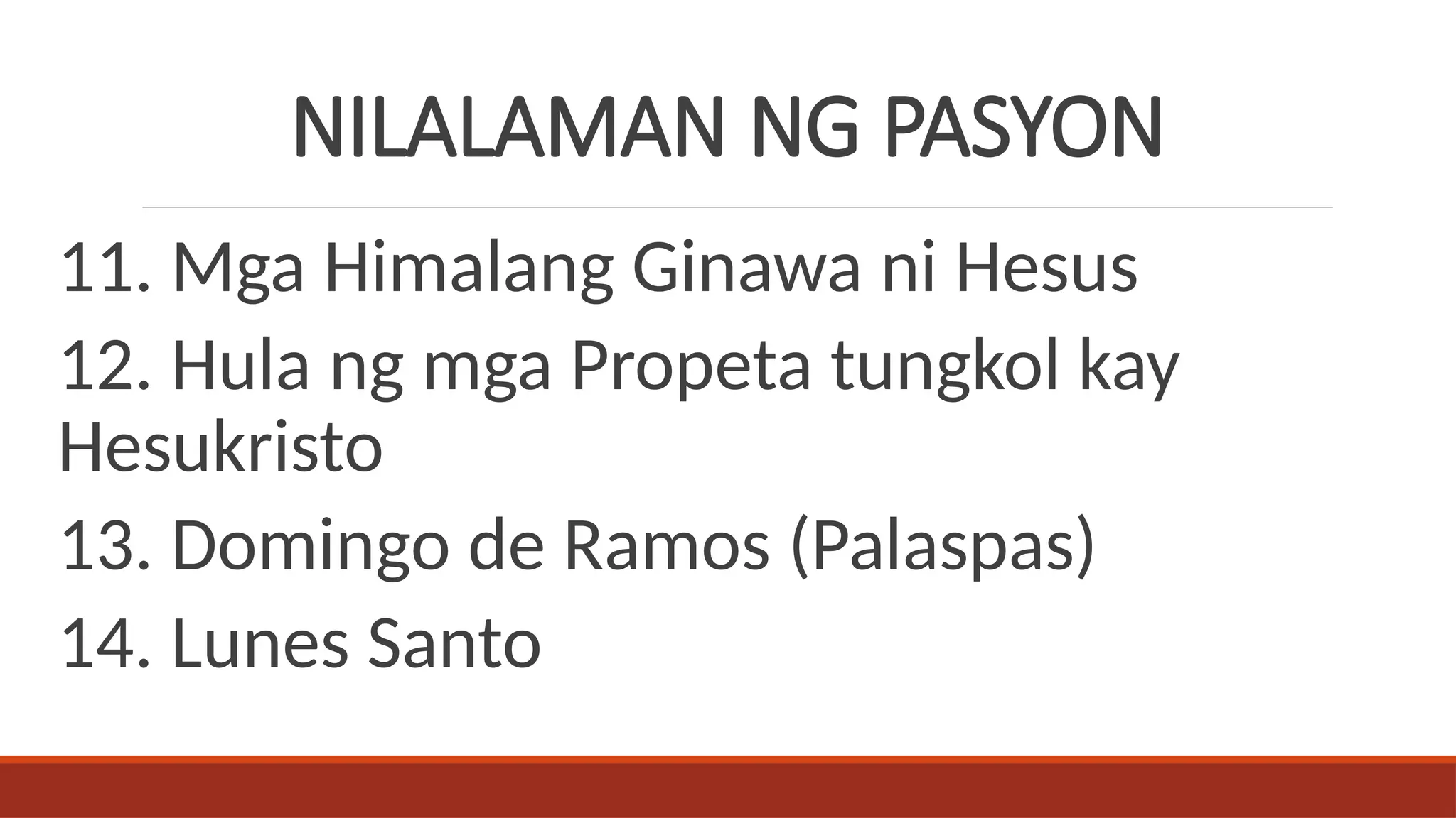 IKATLONG MARKAHAN Aralin . 1: ANG PASYON | PPTX