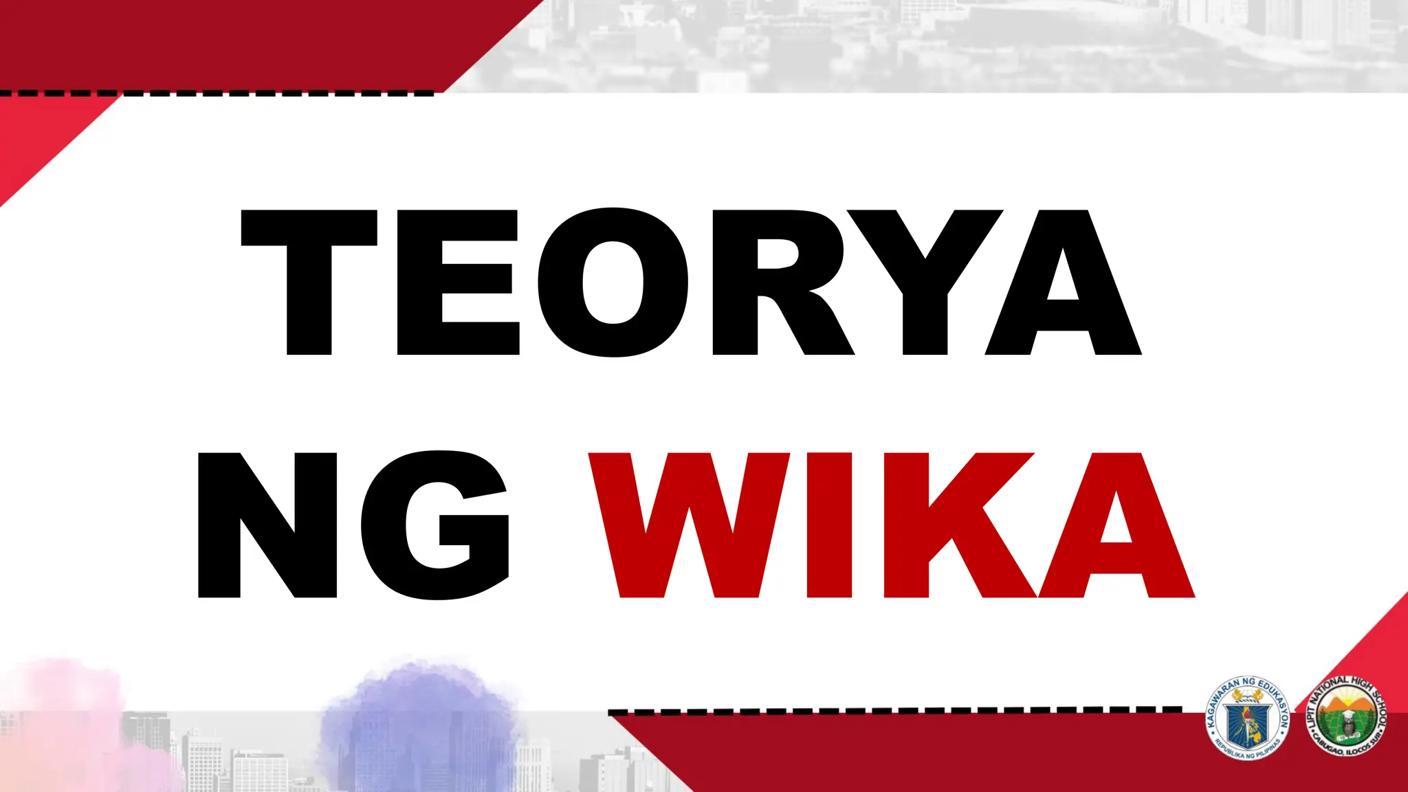 ikatlong araw komunikasyon(teorya ng wika).pptx | Free Download