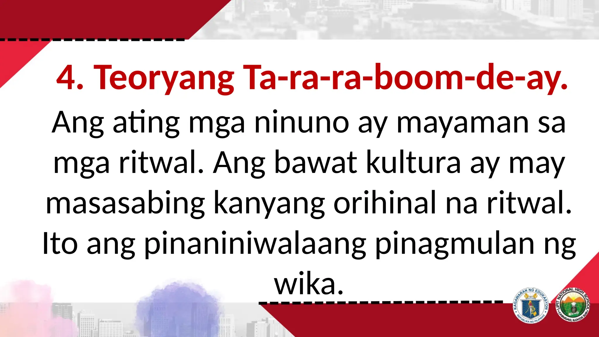 ikatlong araw komunikasyon(teorya ng wika).pptx | Free Download