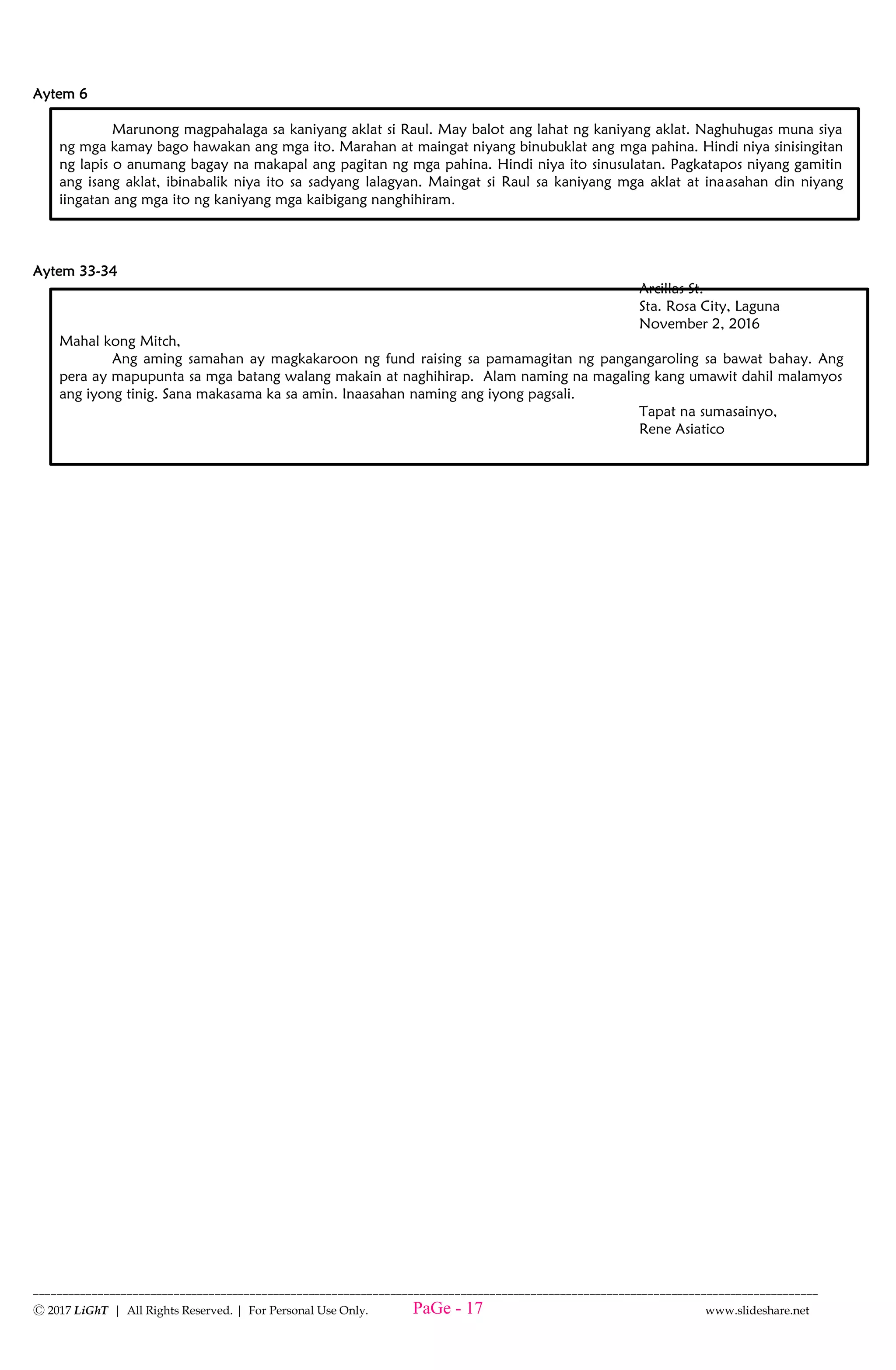 K TO 12 GRADE 5 IKATLONG LAGUMANG PAGSUSULIT | PDF