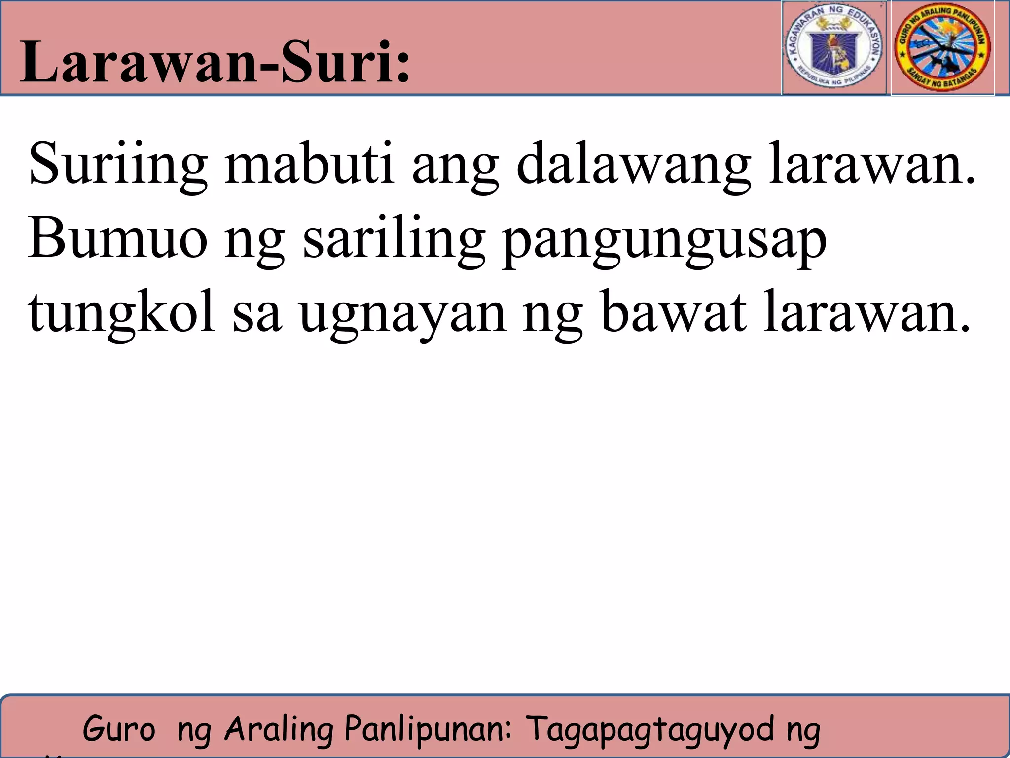 IKATLONG MARKAHAN ARALIN 2 Mga Modelo ng Pambansang Ekonomiya.ppt