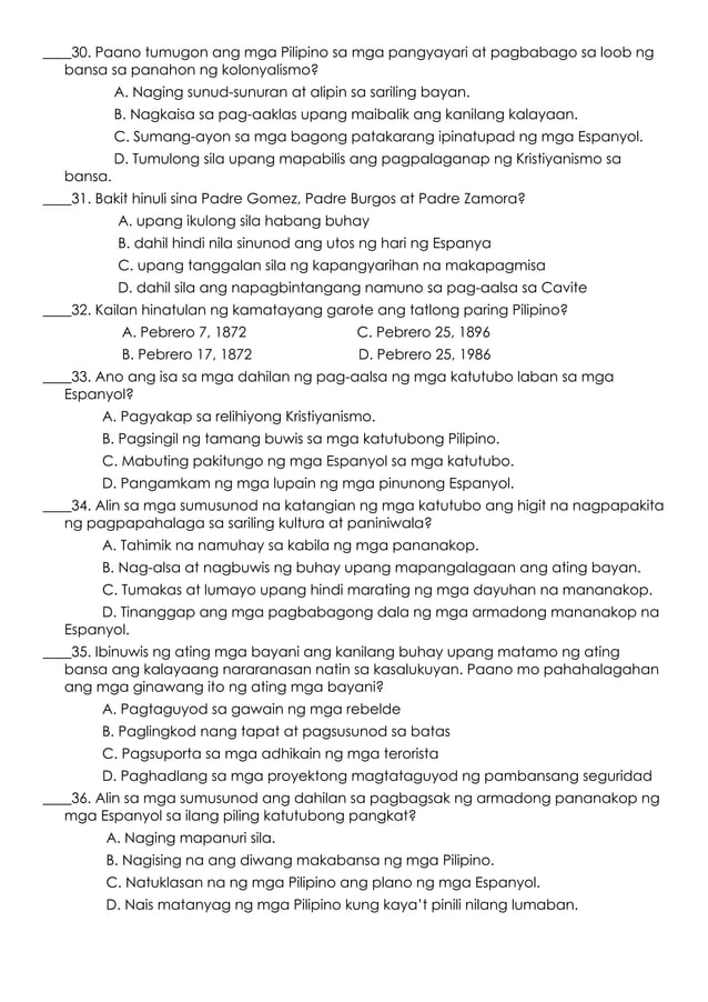 Ikatlong Markahang Pagsusulit sa AP 5.docx