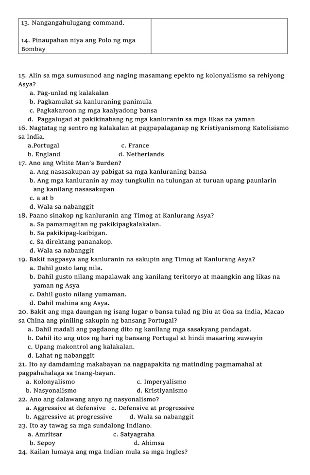 IKATLONG MARKAHAN SA ARALING PANLIPUNAN 7.docx