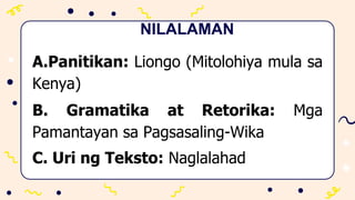 IKATLONG MARKHAN- UNANG LINGGO (1 ARAW).pptx