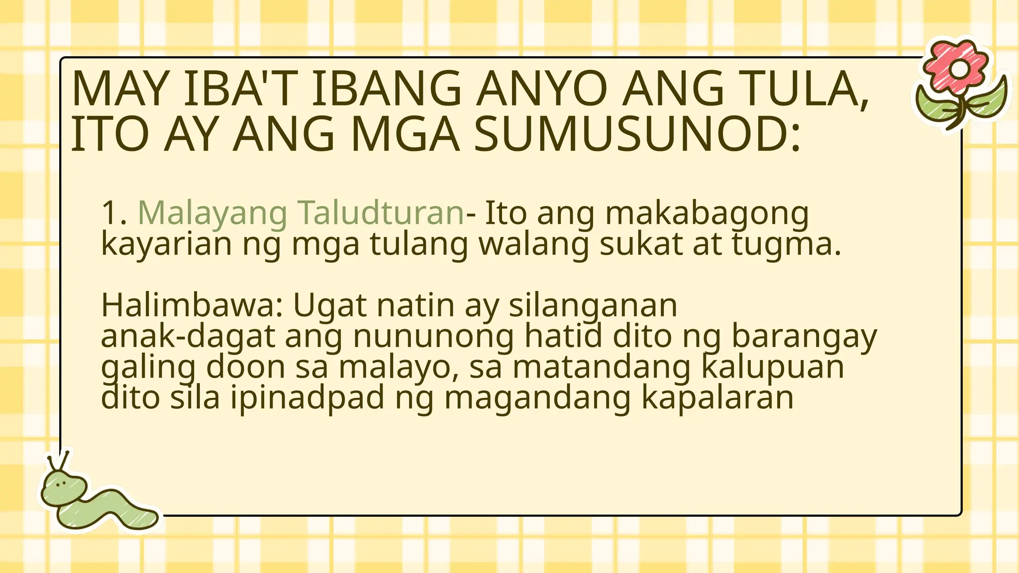 Ikalawang Markahan_Filipino 9_Tula at ang mga Elemento | PPTX