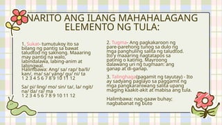 Ikalawang Markahan_Filipino 9_Tula at ang mga Elemento | PPTX