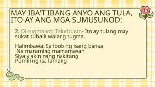 Ikalawang Markahan_Filipino 9_Tula at ang mga Elemento | PPT