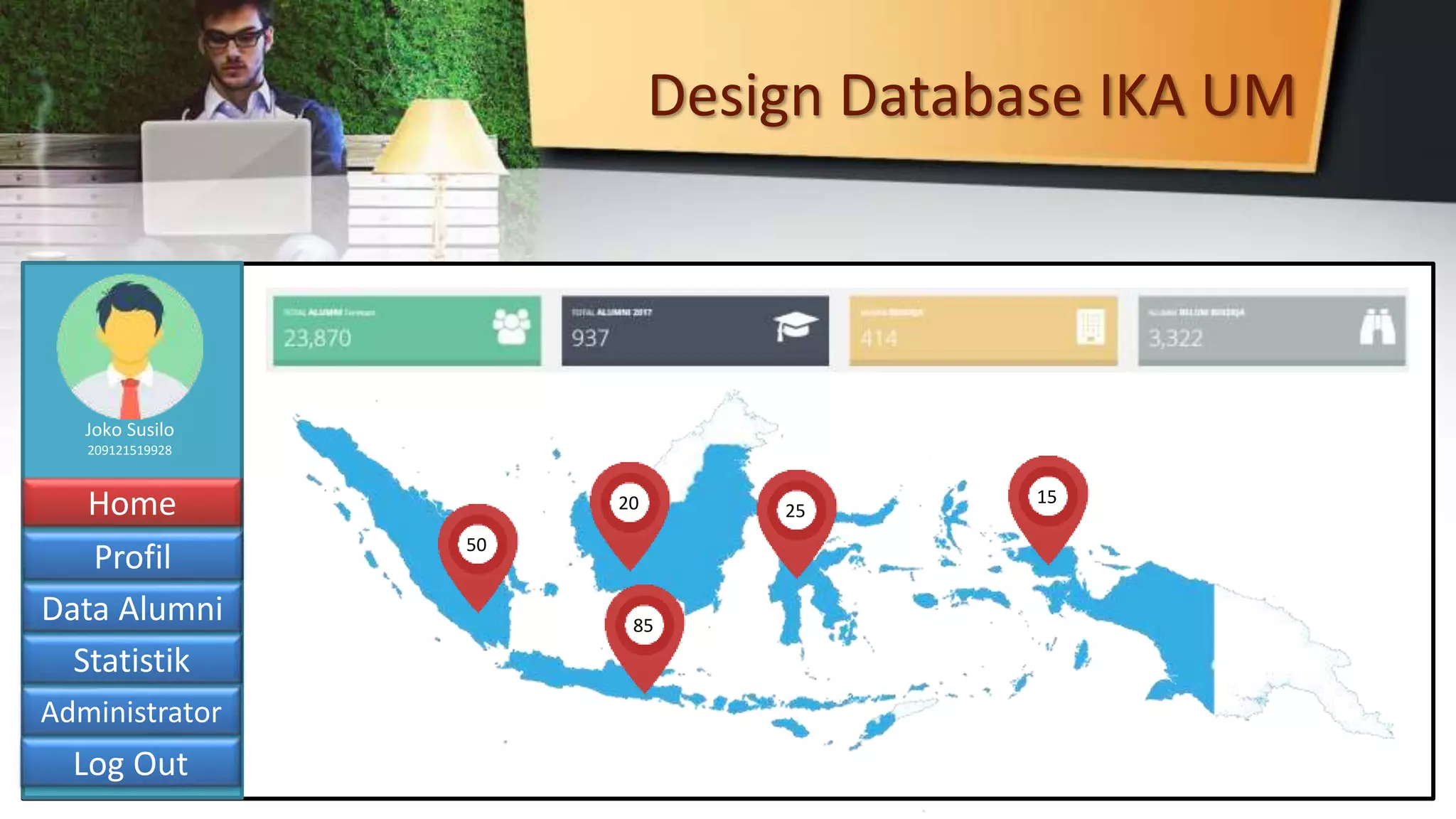Contoh Membangun Sistem Alumni Universitas/Kampus | PPTX