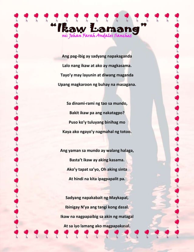 Ikaw lamang ni jehan sanchez | PDF