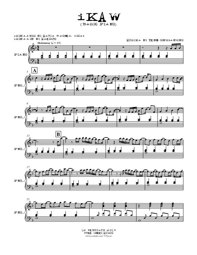 Ikaw (piano) by yeng constantino