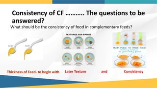 Complementary feeding in infant IAP PROTOCOLS | PPTX