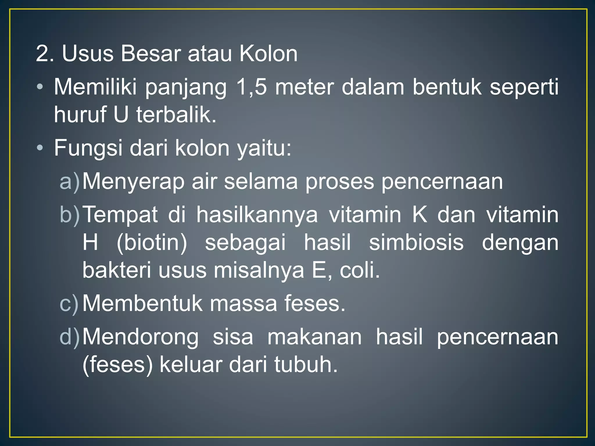Anatomi dan Fisiologi Eliminasi Fekal | PPTX