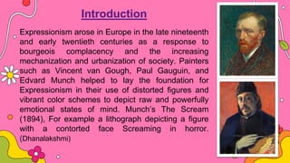 Expressionism as art movement | PPTX