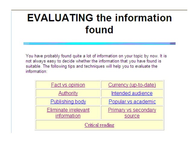 Information and media literacy | PPT