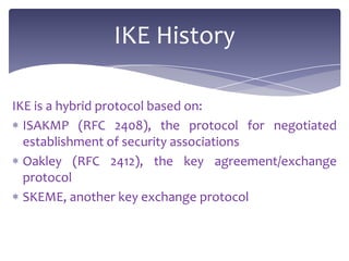 Internet Key Exchange Protocol | PPTX