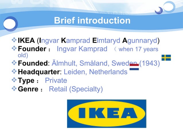 Ikea | PPT | Retail Industry | Industries